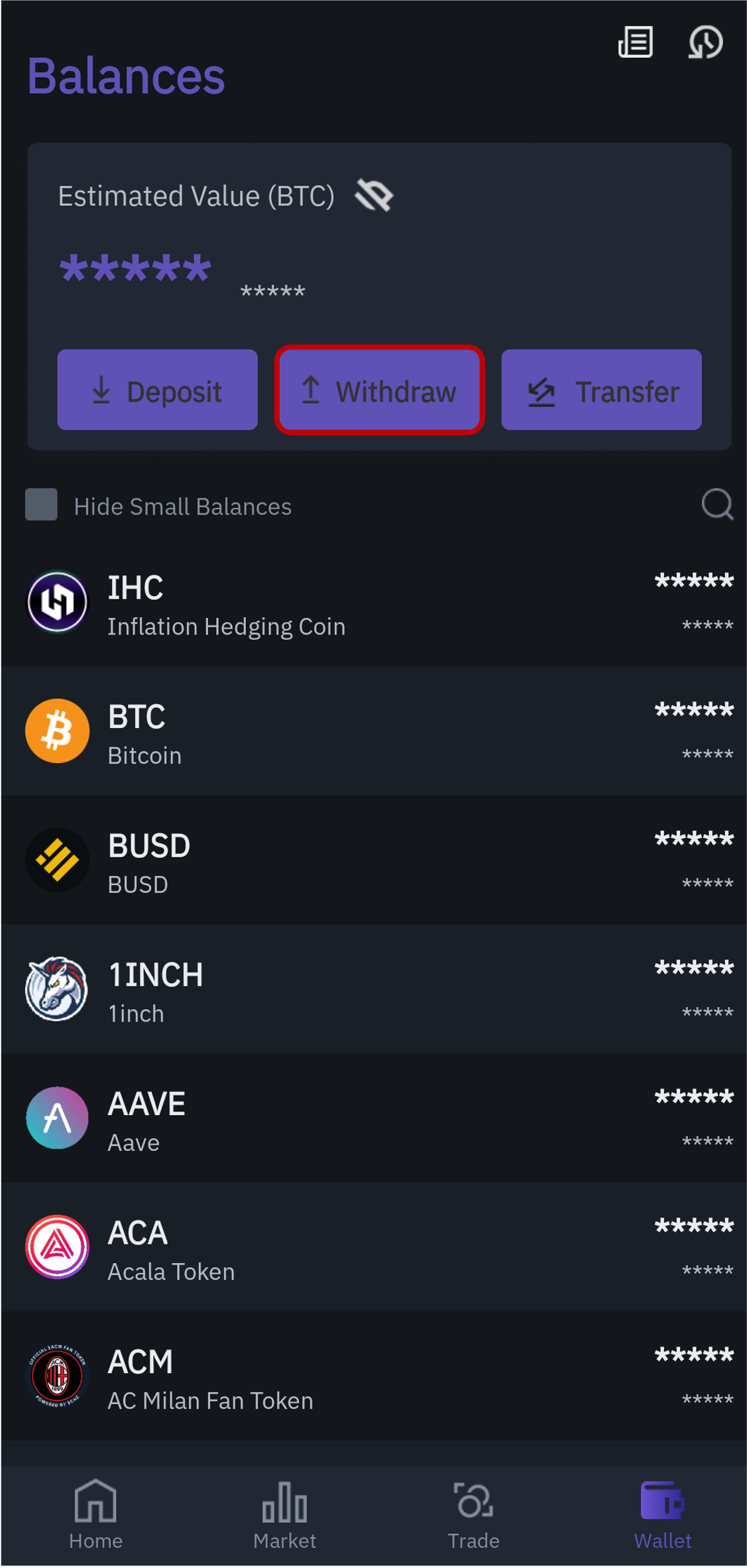 How to withdraw cryptocurrency | X-Meta Application – X-Meta Support Center